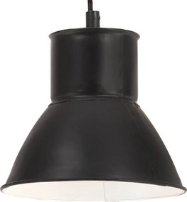 Závěsné svítidlo 25 W černé kulaté 17 cm E27 320573