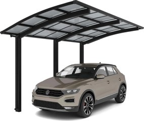 Ximax Alu přístřešek na auto Portoforte Typ 110 Typ 2456 XS černá 241 x 556 cm