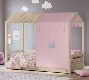 Čilek Dětská postel domeček  90x200 cm Montes Natural