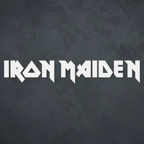 DUBLEZ | Dřevěné logo - Iron Maiden