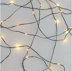 EMOS LED vánoční nano řetěz zelený teplá bílá 7,5m D3AW04