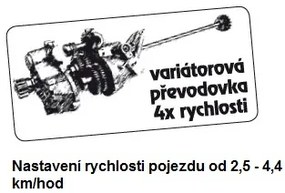 Benzínová sekačka na trávu s pojezdem VeGA 525 4SXH 6in1