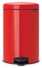 Brabantia Pedálový odpadkový koš newIcon - 20 L, zářivě červená