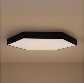LED Stropní svítidlo LED/200W/230V 3000/4000/6500K pr. 100 cm černá