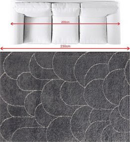 Koberec Royal smoky blue/cream 160x230 cm