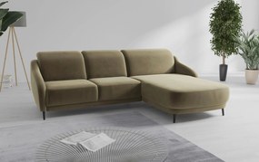 XXXLutz ROHOVÁ SEDAČKA, textil, olivově zelená Sit & More - Sedací soupravy - 000144024122