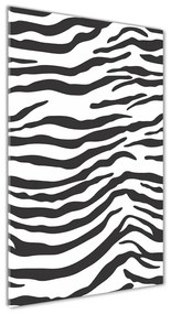 Wallmuralia Vertikální Foto obraz sklo tvrzené Zebra pozadí 50x100