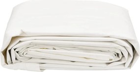 Plachta bílá 1 x 2,5 m 650 g/m² 156066