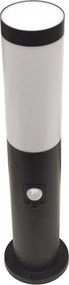 Venkovní lampa se senzorem LOPPA 1xE27/60W/230V 45 cm IP44 černá