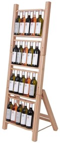 Stojan na víno 668 - Dřevěný stojan na 20 lahví vína