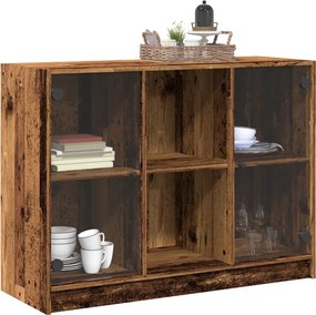 Příborník old wood 102 x 37 x 75,5 cm kompozitní dřevo 3318724