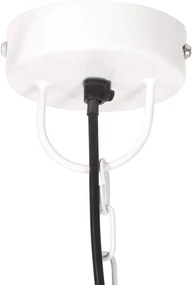 Industriální závěsné svítidlo 25 W bílé kulaté 30 cm E27 320539