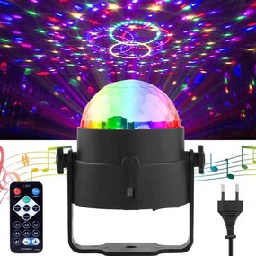 Disco Párty Led Světla Zvuková Aktivace Dj Pódiové Efekty Rgb Zdrojový Efekt