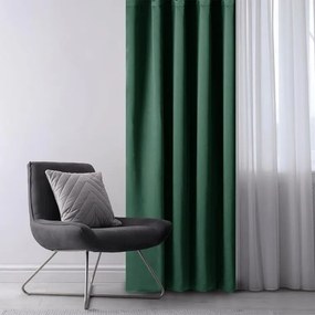 Zatemňovací závěs blackout RESTILO tmavě zelený 140 x 245 cm 1 ks