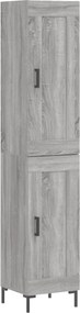 Skříň highboard šedá sonoma 34,5 x 34 x 180 cm kompozitní dřevo 3200455
