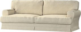 Potah na pohovku IKEA Ekeskog rozkládací barva béžová látka lesklé, pletený vzor, vzorované