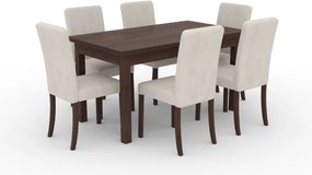 ADRK Furniture Sada stůl s židlemi RODOS 81 SE-ROD-81-DW