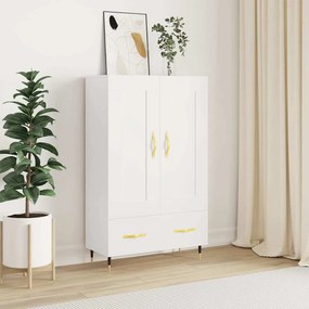 vidaXL Skříň highboard 69,5 x 31 x 115 cm kompozitní dřevo [830306] Barva: Bílá