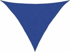 Stínící plachta 160 g/m² modrá 2,5 x 2,5 x 3,5 m HDPE 311526