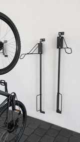 KACERLE KS-750 – nástěnný otočný stojan na kolo do 50 kg Pro šířku pláště kola: do 7 cm (2,8") e-kola a 29" kola, Varianta: bez oka k uzamčení