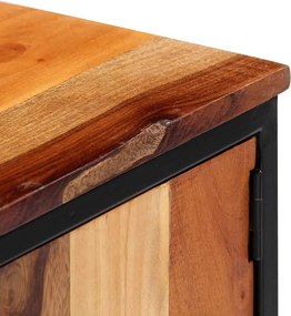 TV stolek 120 x 30 x 40 cm masivní recyklované dřevo a ocel 282726
