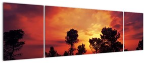 Obraz západu slunce (170x50 cm)