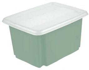 KEEEPER Úložný box s víkem - EMIL+EMILIA Objem: 24 l, Barva: zelená