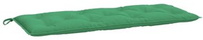 vidaXL Poduška na zahradní lavici zelená 120x50x7 cm oxfordská látka