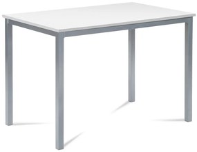 Jídelní stůl JELA, MDF bílá/šedý lak