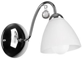 Nástěnná lampa MIRANDA 1xE27/60W/230V lesklý chrom