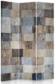 Gario Paraván Mramorové cihly Rozměry: 110 x 170 cm, Provedení: Otočný paraván 360°
