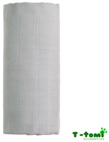 T-tomi Bambusová osuška jednobarevná 80 x 100 cm Šedá