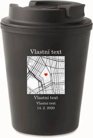 Personalizovaný cestovní termohrnek s mapou