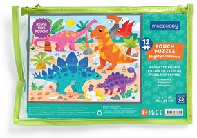 Mudpuppy Puzzle Silní dinosauři 12 dílů