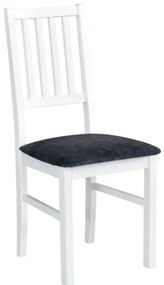 Drewmix jídelní židle NILO 7 + doprava zdarma dřevo: bílá, potahový materiál: látka s doplatkem
