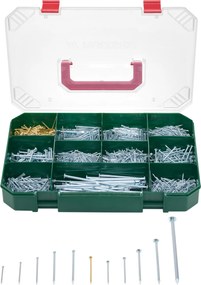 Parkside® Sortiment hmoždinek a háčků / hřebíků (sortiment hřebíků)
