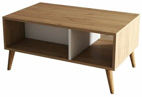 Konferenční stolek Exxen Oak and White