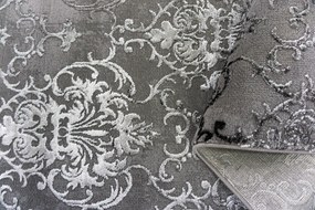 BE Koberec Elite 23282 GREY - šedý obdélníkový Rozměr: 60x100 cm