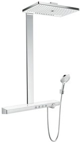 Hansgrohe Rainmaker Select - Sprchový set Showerpipe 460 s termostatem, 3 proudy, bílá/chrom 27106400
