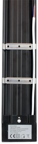 BERGE LED panel MARS - černé svítidlo SLIM - 150cm - 50W - 230V - 5000Lm - studená bílá
