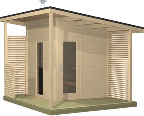 Venkovní sauna Harvia Solide Compact