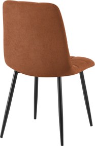 Jídelní židle Tilde manšestr – oranžová