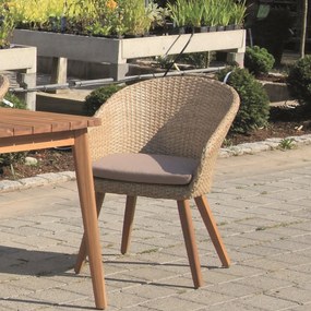XXXLutz SADA ZAHR. KŘESEL 4 ks, dřevo, kov, plast, textil Acamp - Online Only zahradní nábytek - 006285049801