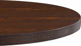 Bistro stolek tmavě hnědý 80 cm MDF 286425