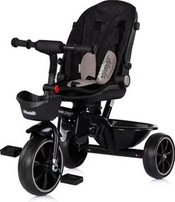 CHIPOLINO Tříkolka se stříškou Max Sport 2v1 Latte