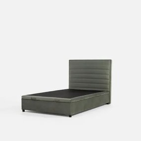 Postel boxspring zelená LAURITA 120x200 cm