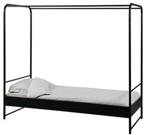 Postel bunk 90 x 200 cm černá MUZZA