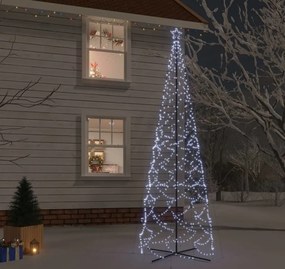 vidaXL Vánoční stromek kužel 1 400 ch LED diod 160 x 500 cm [343512] Barva: Studená bílá