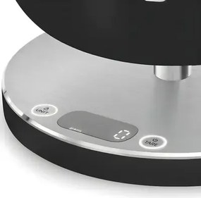 Smeg Collezione KSC01BLMWW černá / Kuchyňská váha / do 5 kg / mísa 1,8