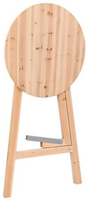 Skládací barový stůl 78 cm jedlové dřevo - Default Title
